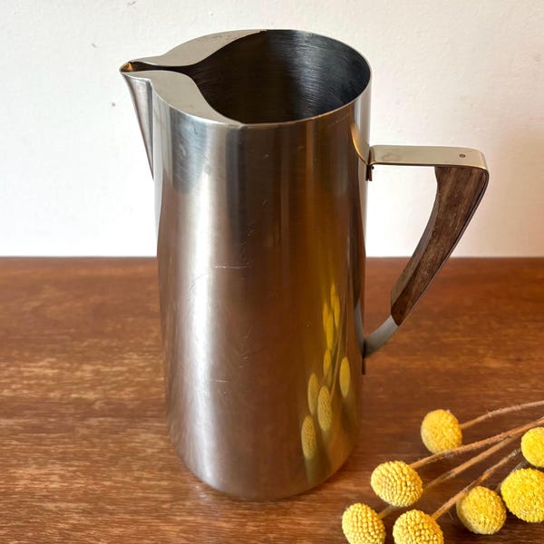 Wood Handle Pitcher - Etsy
