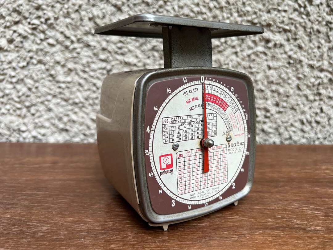 LAST CHANCE! Vintage 1976 Pelouze Model Z-5 Analog Postal Scale ...