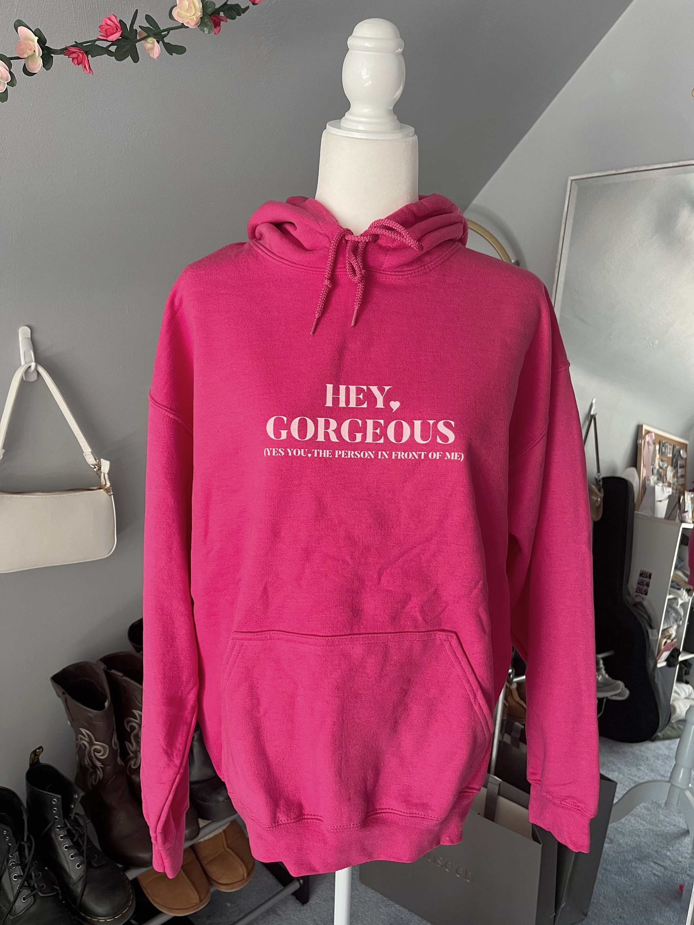 Hey Gorgeous Hoodie - Etsy