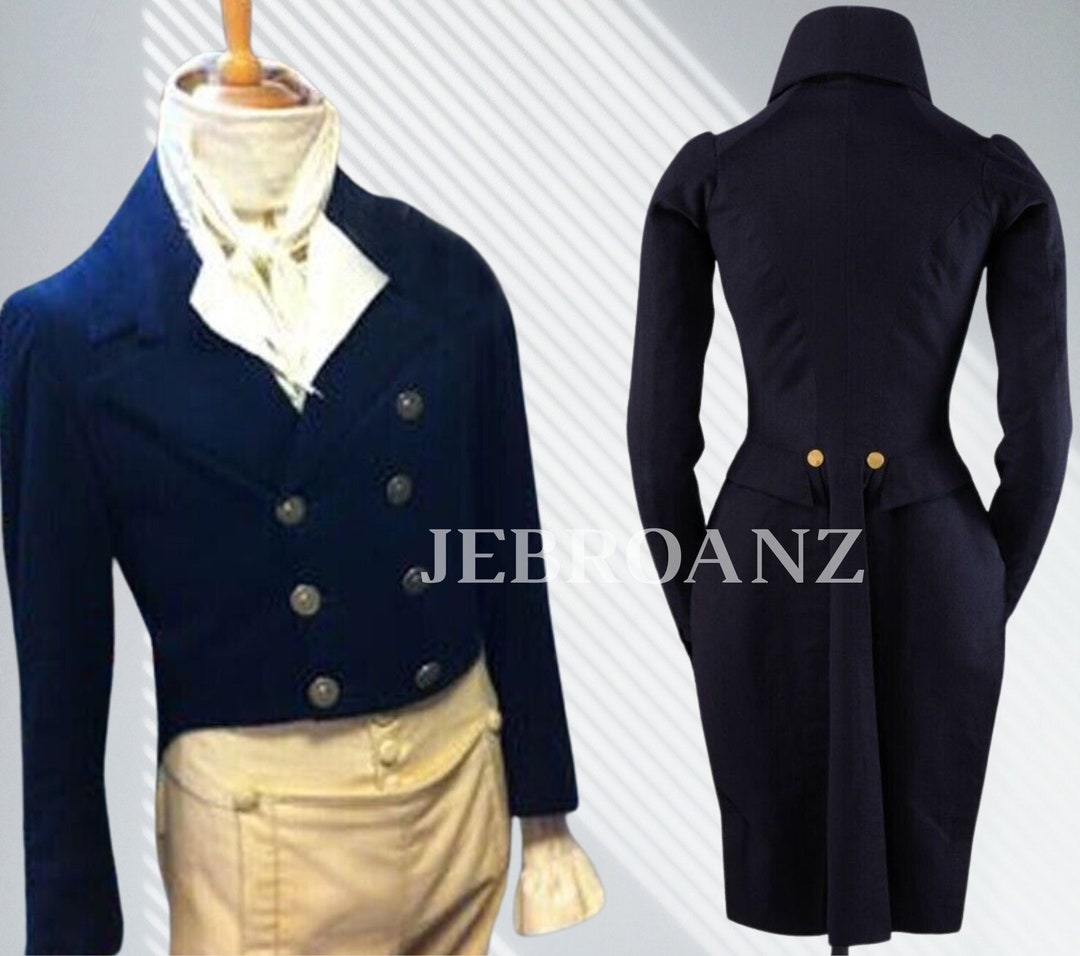 Regency Dated 1830 1850 Regency Coat British Handmade Tailcoat Custom ...