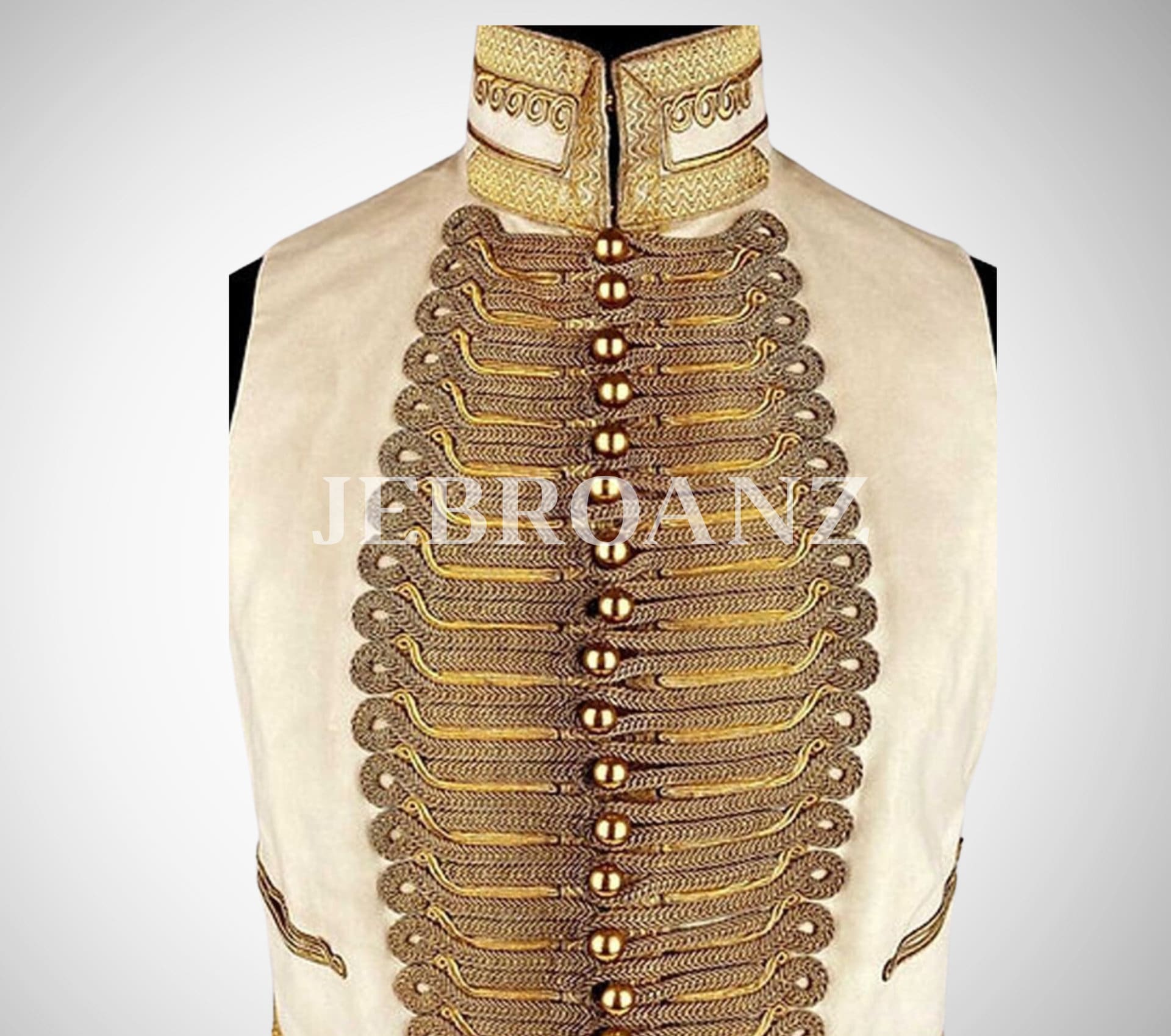 Regimental Dress Mens Jacket and Vest. Military Hussar Jacket , Regency ...