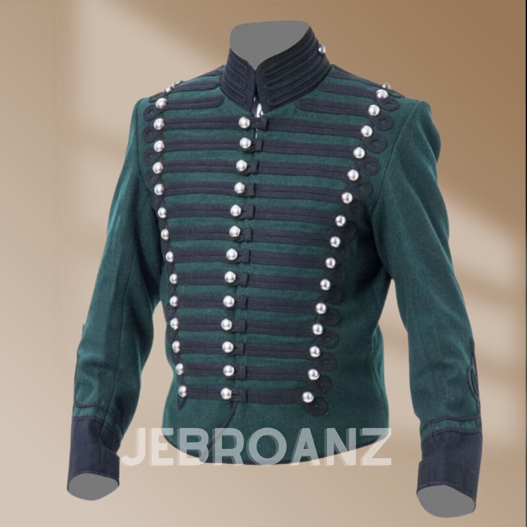 Napoleonic British 95th Rifles Jacket Tunic Steampunk Military Uniform ...