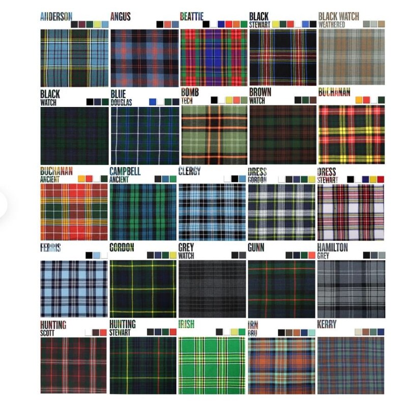21 Pcs Irish Brian Boru Jacket Vest Flashes Tartan Kilt Sporran Socks ...