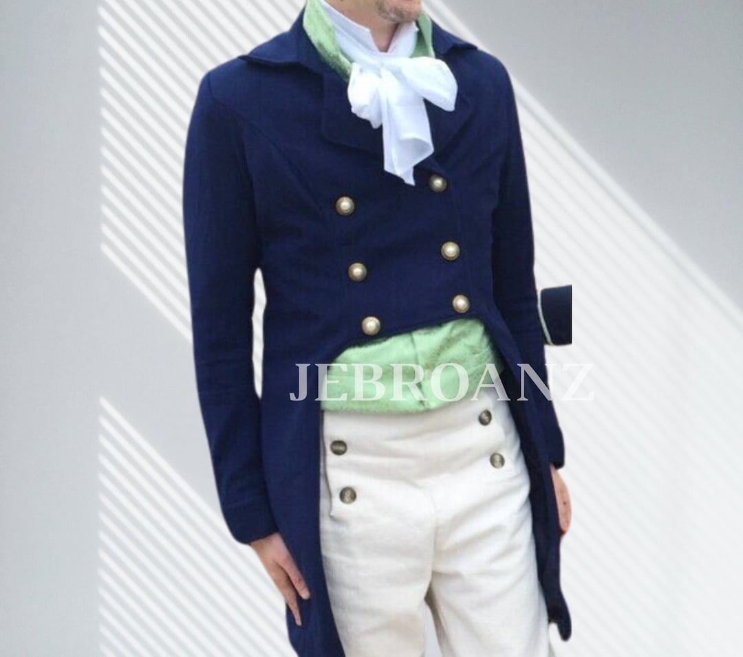 Regency Dated 1810 1830 Regency Coat British Handmade Tailcoat Custom ...