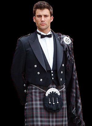 21 Pcs Irish Brian Boru Jacket Vest Flashes Tartan Kilt Sporran Socks ...