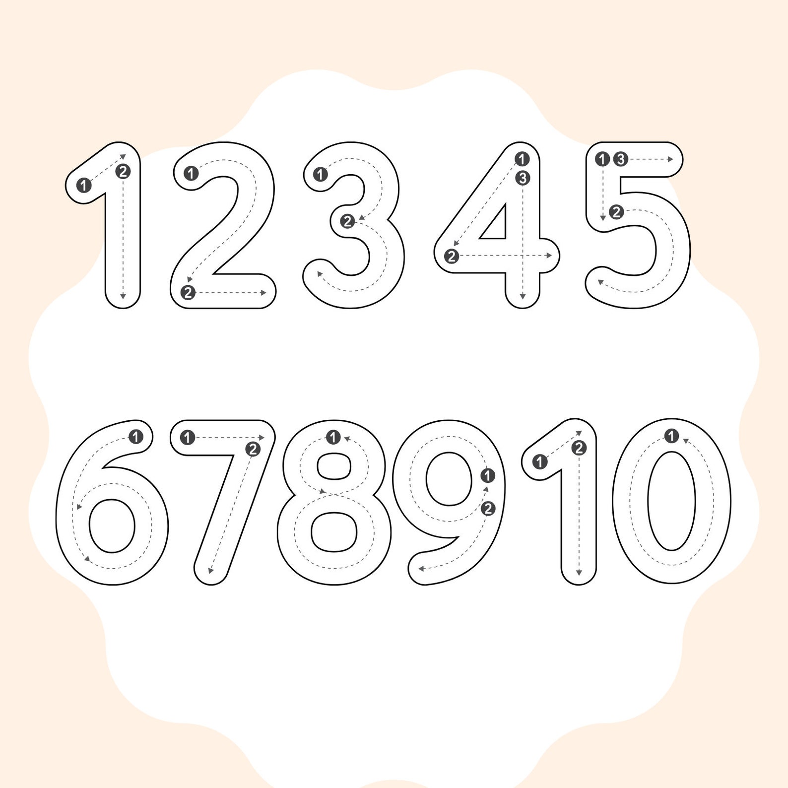 Tracing Alphabet and Number Svg and Png, Tracing Alphabet, Tracing ...