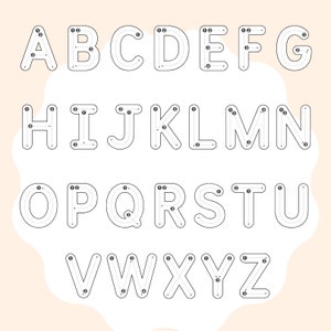 Tracing Alphabet and Number Svg and Png, Tracing Alphabet, Tracing ...