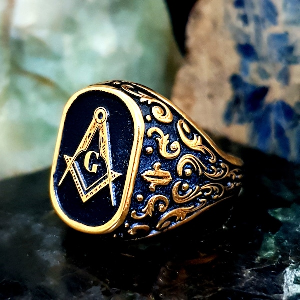 Antique Masonic Rings - Etsy