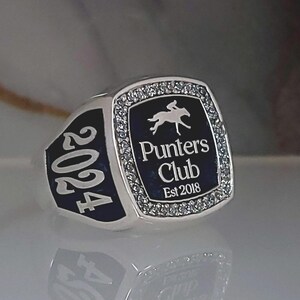 Family Crest & Coat of Arms Signet Ring, Custom Silver Rings for Men ...