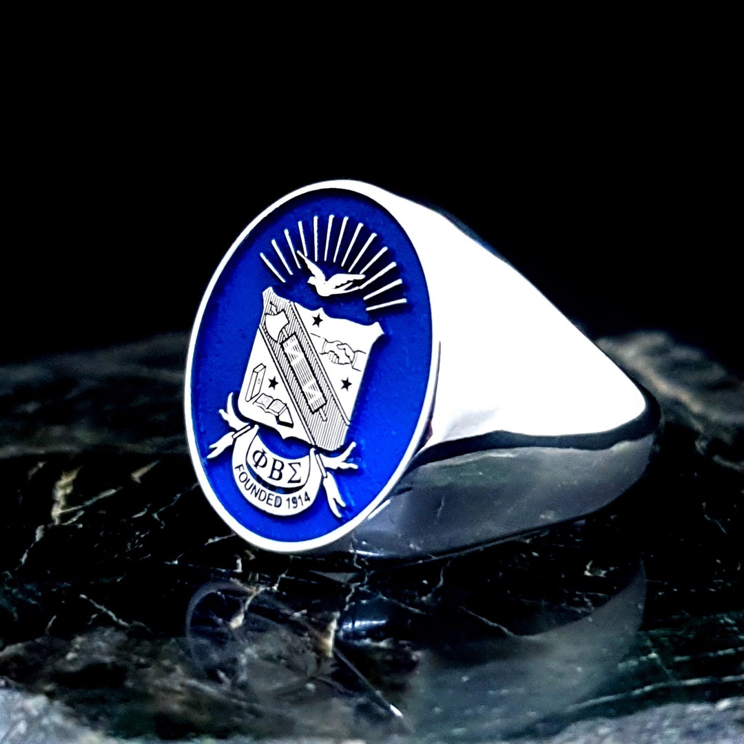 Custom Sterling Silver Family Crest Ring: Personalized Icon Jewelry - Etsy