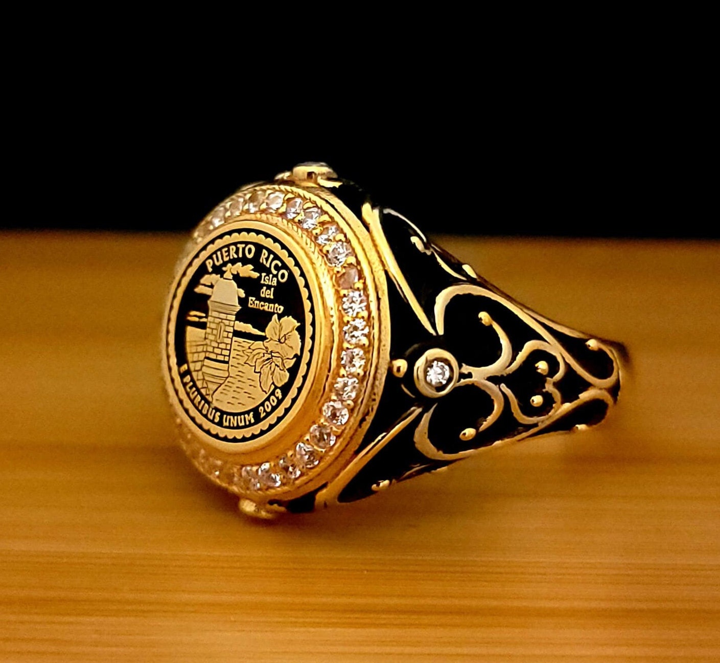 Custom Family Crest Sterling Silver Signet Ring - Etsy