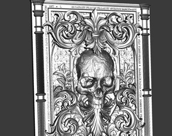 Skull 3d Stl Cnc Router - Etsy