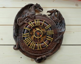 Dragon Clock Stl - Etsy