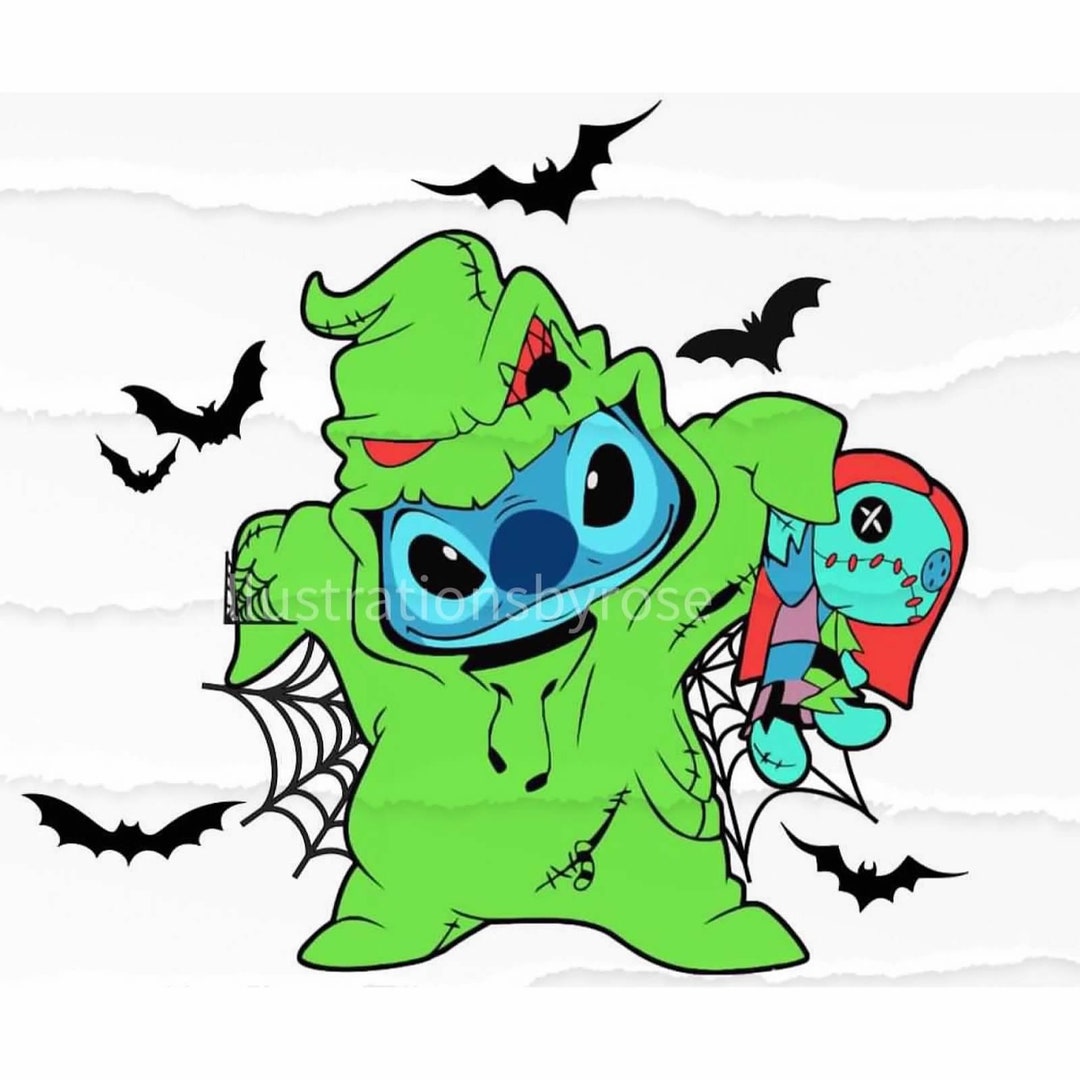 Oogie Stitch Halloween Sublimation Png - Etsy