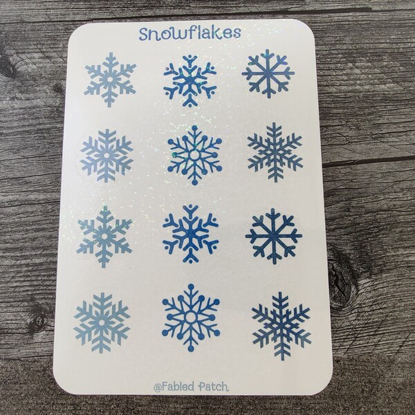 Winter Stickers Sheet - Etsy