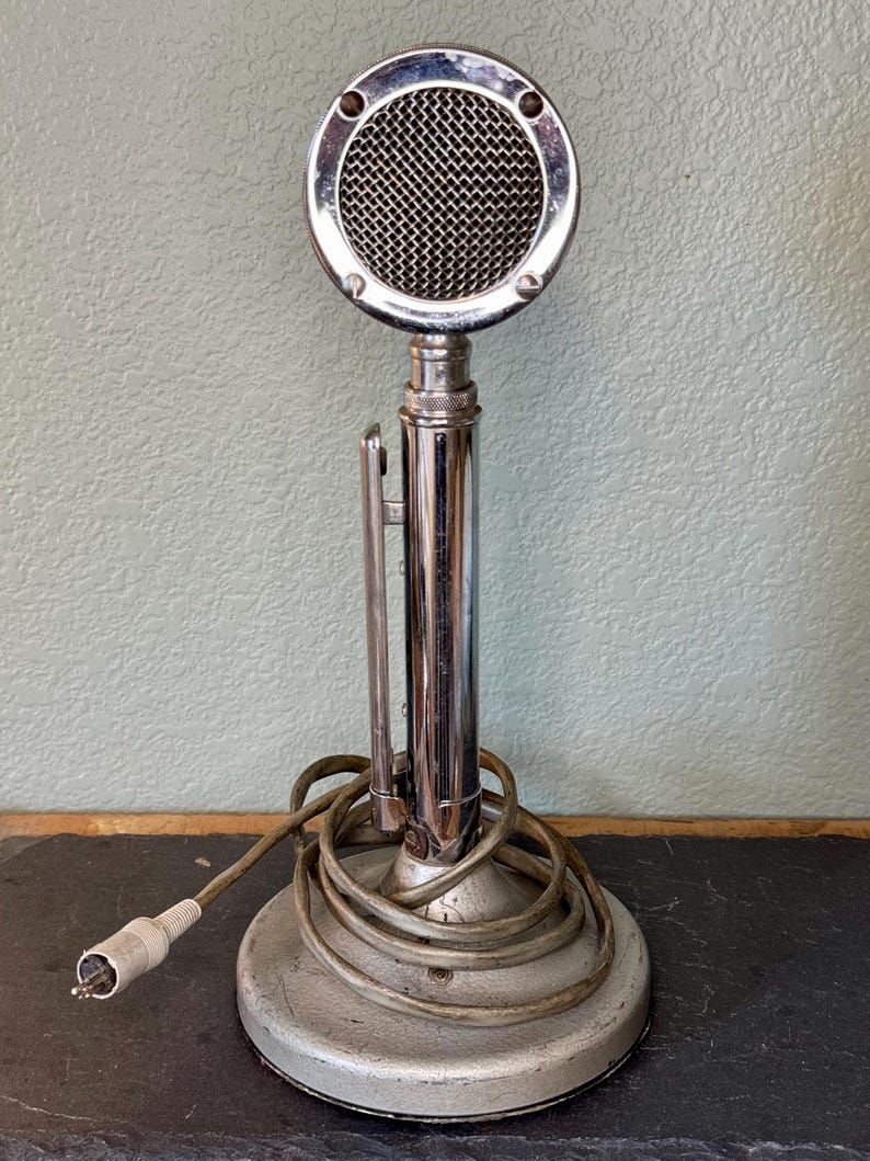 Vintage Astatic Radio/cb Microphone - Etsy