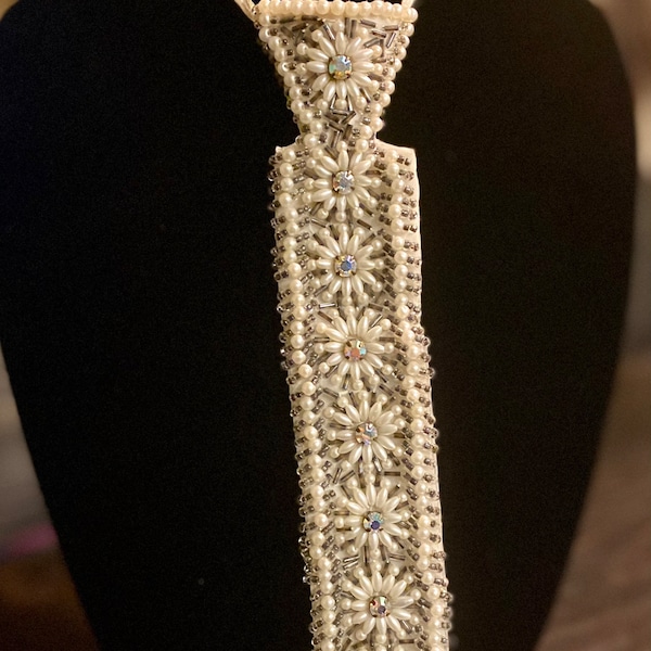 Beaded Tie - Etsy