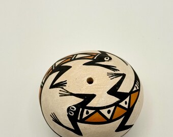 Native American Seed Pot: Vintage Acoma Pottery (signed and Hand ...