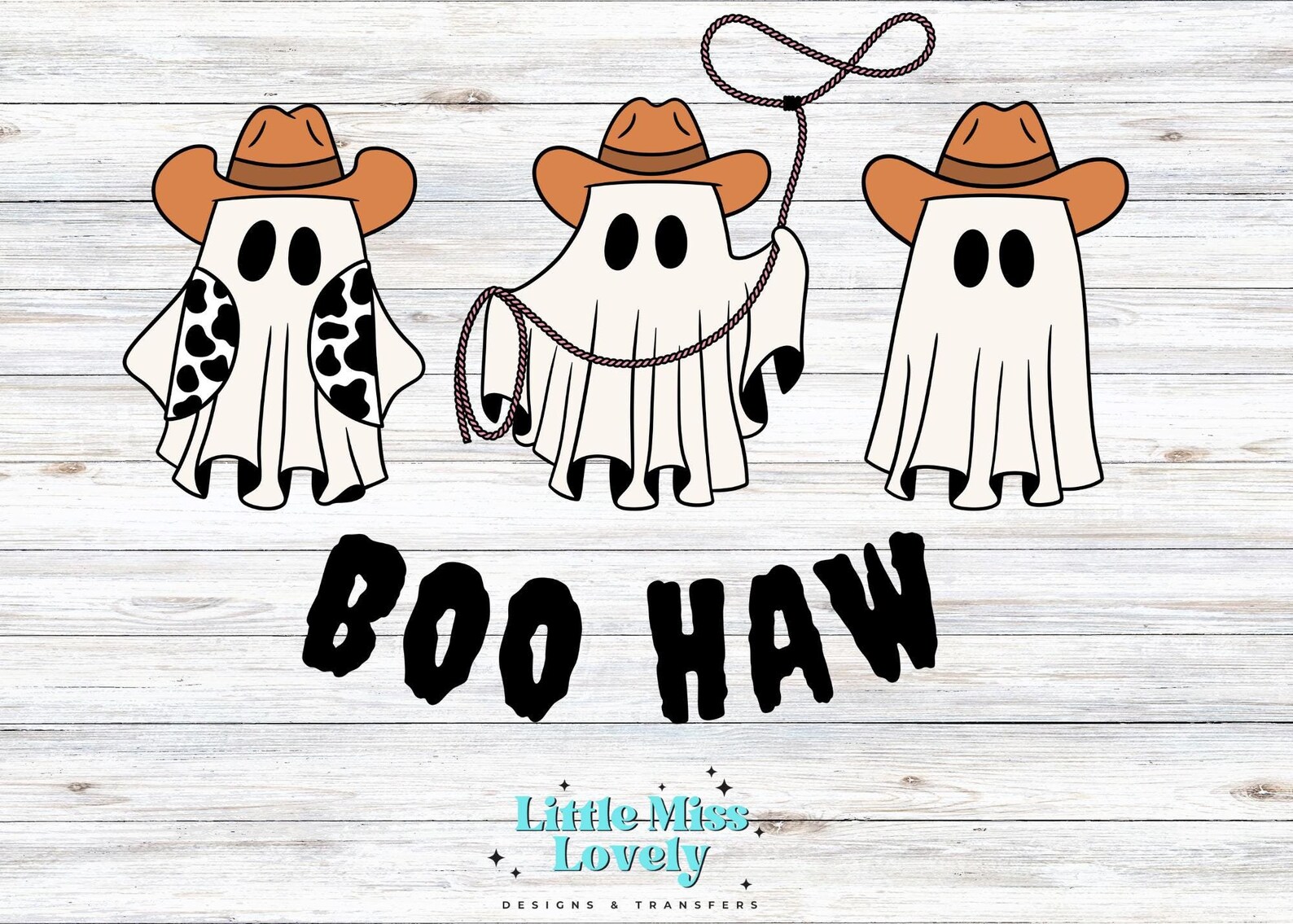 Boo Haw Rodeo Ghosts Png, Western Ghost Png, Spooky Season Png ...