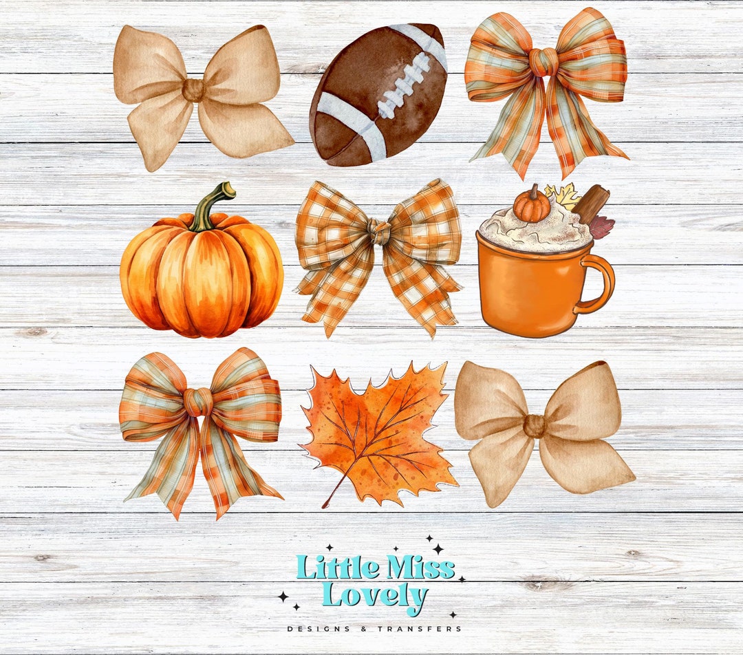 Fall Coquette Bow Png, Retro Fall Png, American Football Png, Retro ...