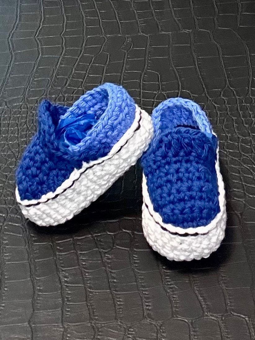 Vans Crocheted Baby Shoes - Etsy