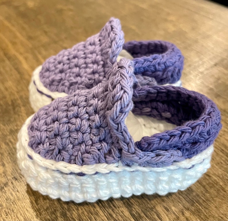 Vans Crocheted Baby Shoes - Etsy
