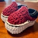 Vans Crocheted Baby Shoes - Etsy