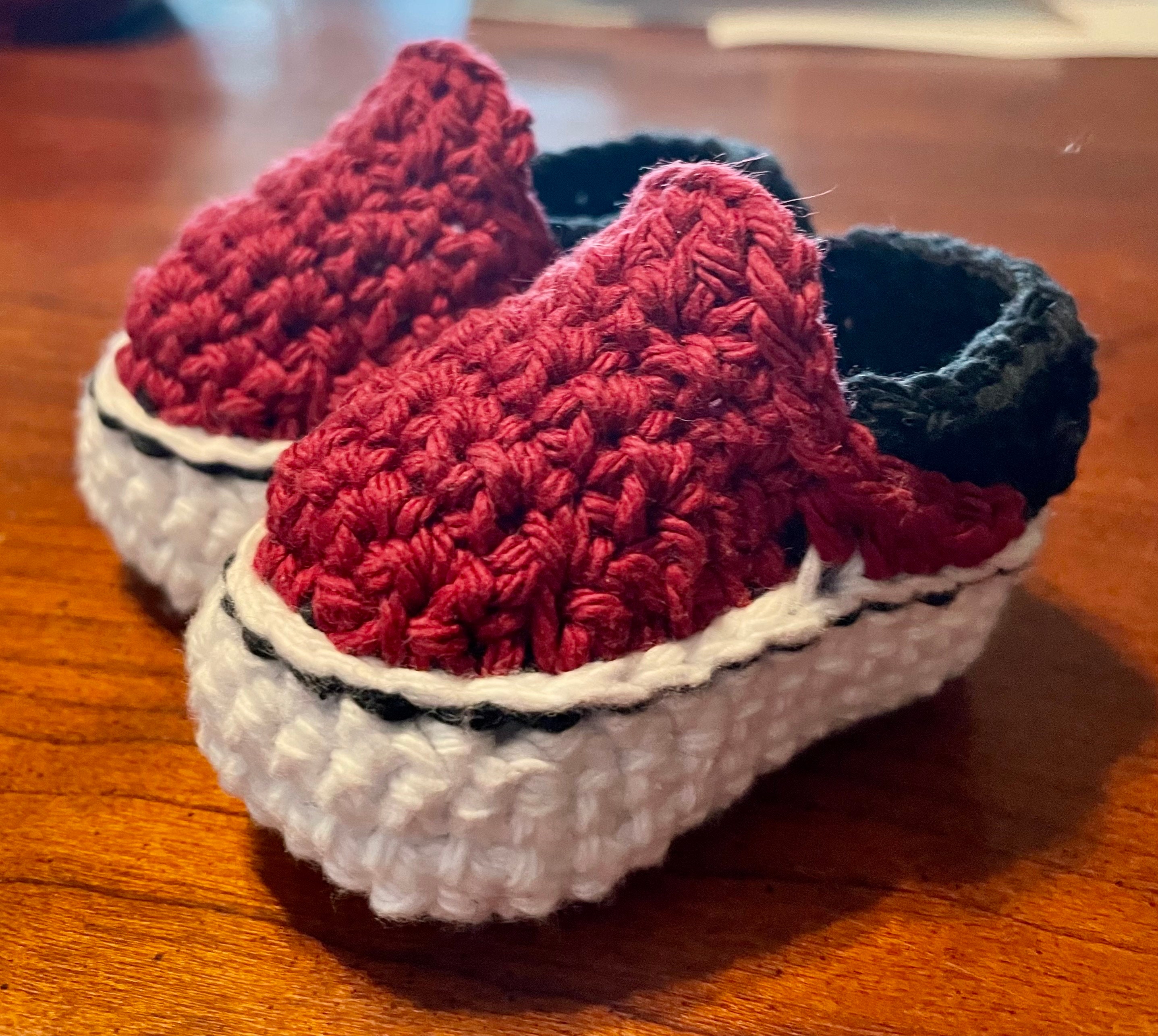 Vans Crocheted Baby Shoes - Etsy