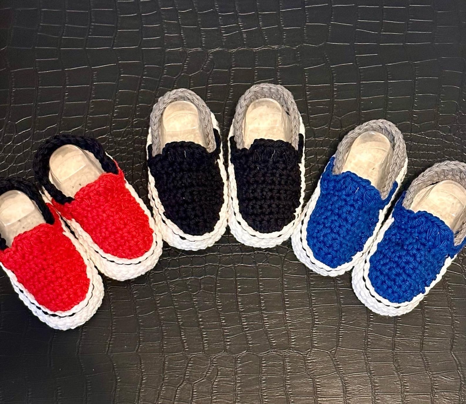 Vans Crocheted Baby Shoes - Etsy