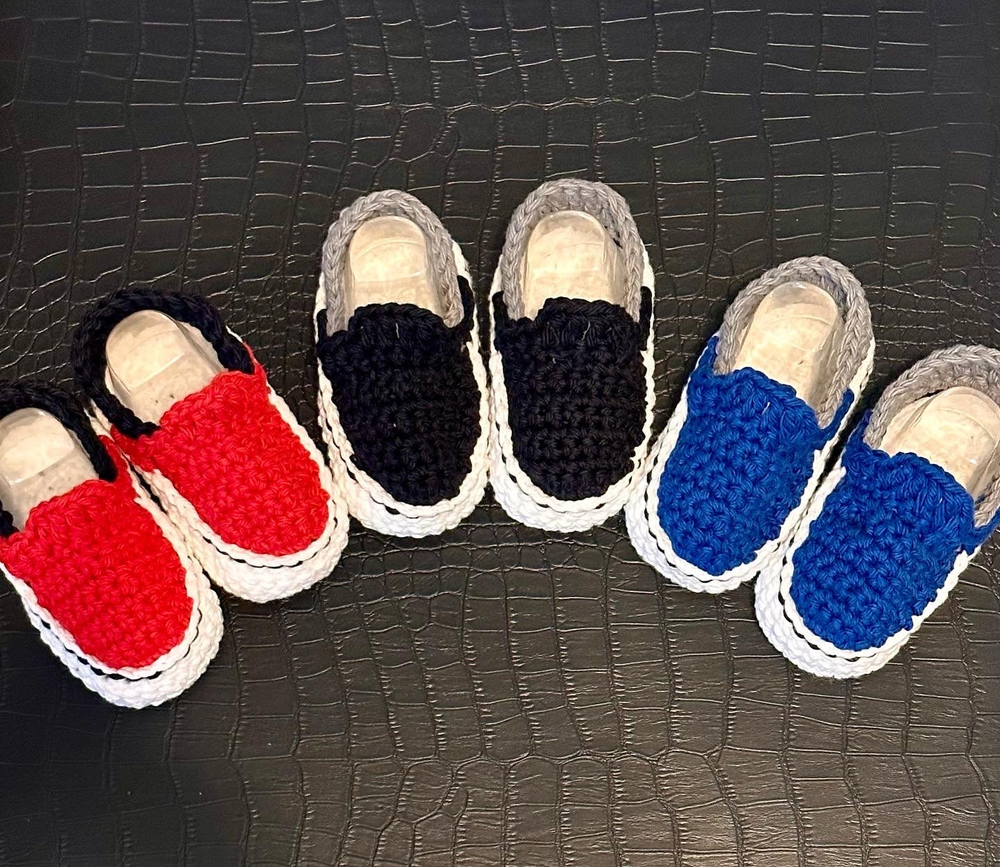 Vans Crocheted Baby Shoes - Etsy