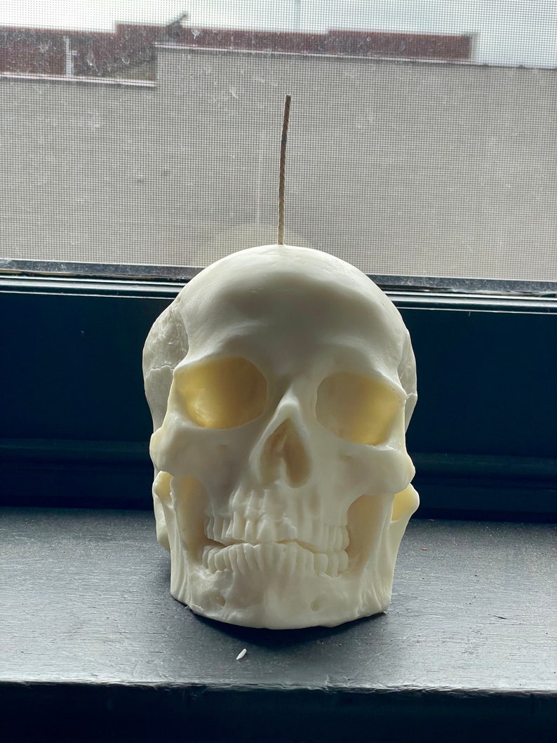 Life-size Human Skull Candle, Jane Doe Candle, Real Human Skull Candle ...