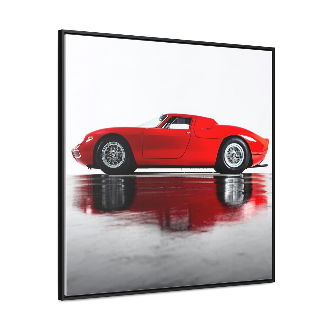 1964 Ferrari LM 250 Side View Gallery Canvas Wraps, Square Frame - Etsy