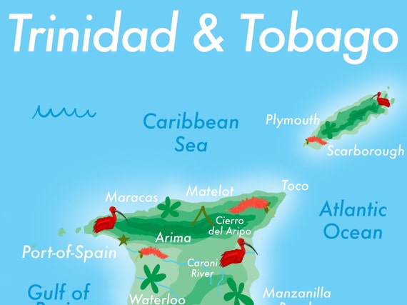 Trinidad Island Map Trinidad Maps | Discover Trinidad & Tobago