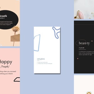 Word Definitions Instagram Post & Stories Templates | Social Media Post ...