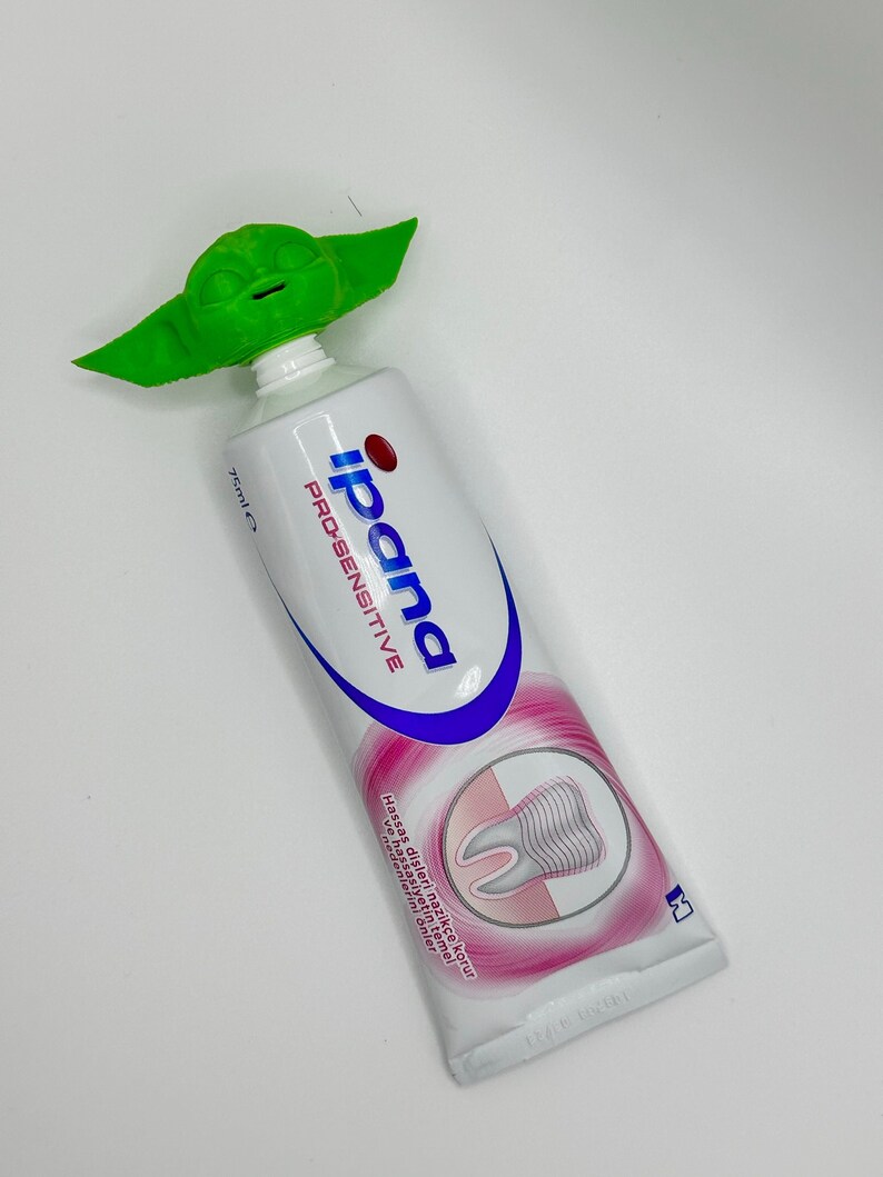 Baby Yoda Toothpaste Dispenser, Kids Toothpaste Cap, Baby Yoda ...