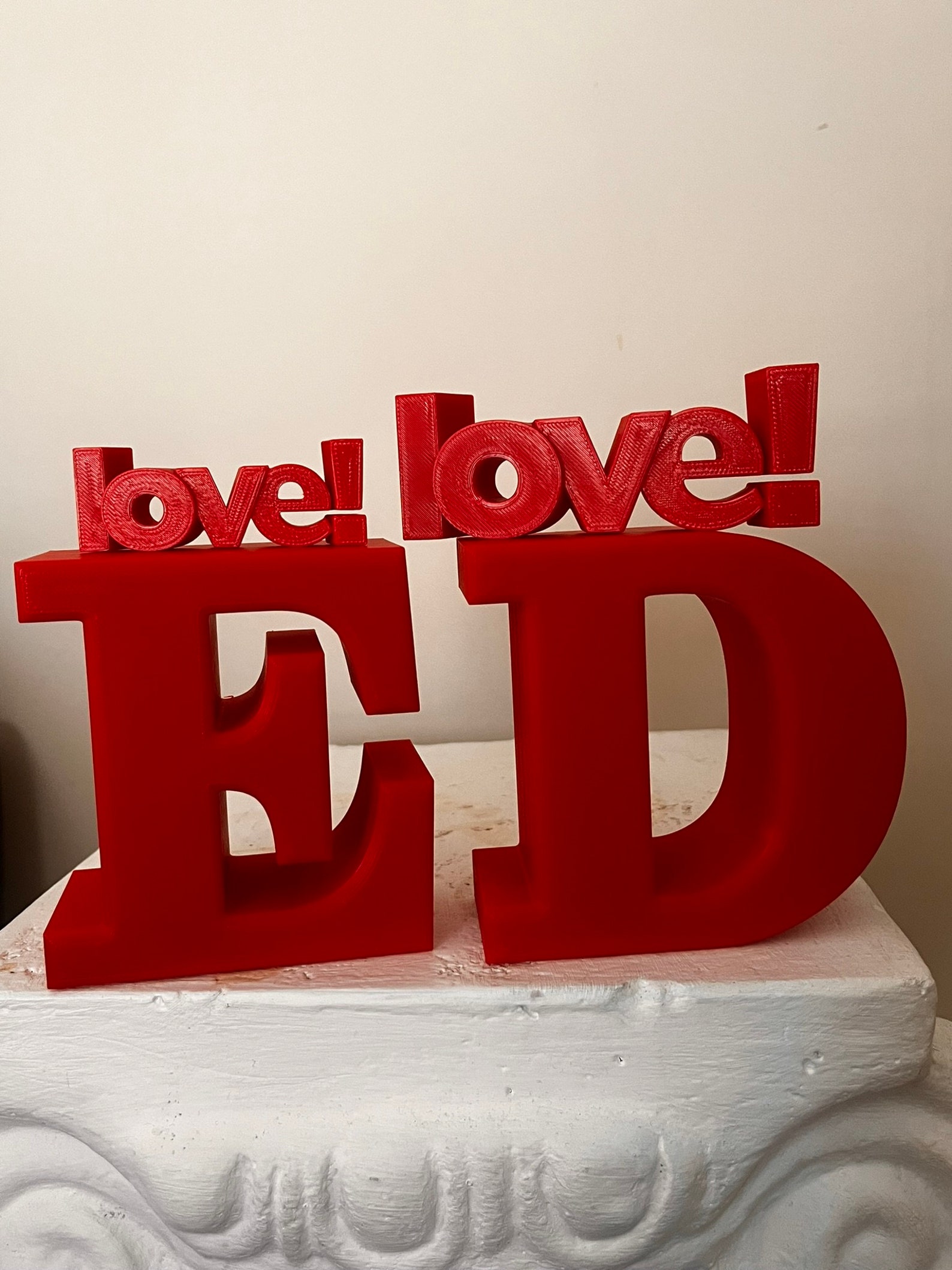 3D Alphabet Letters A-Z for Wedding, Birthday Decor Customize Your ...