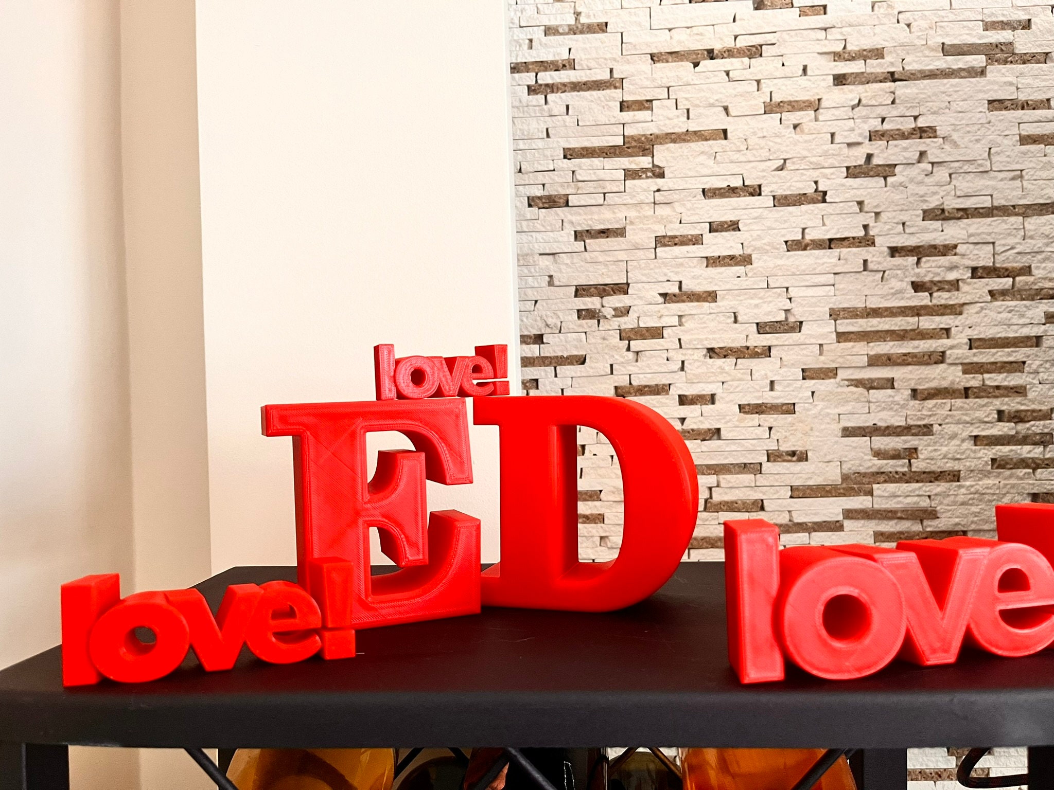 3D Alphabet Letters A-Z for Wedding, Birthday Decor Customize Your ...