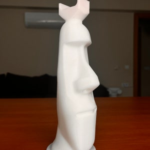 Moai Monolith Inspired 3D Printed Headphone Stand Easter Island Statue Design Happy Mothers Day ...