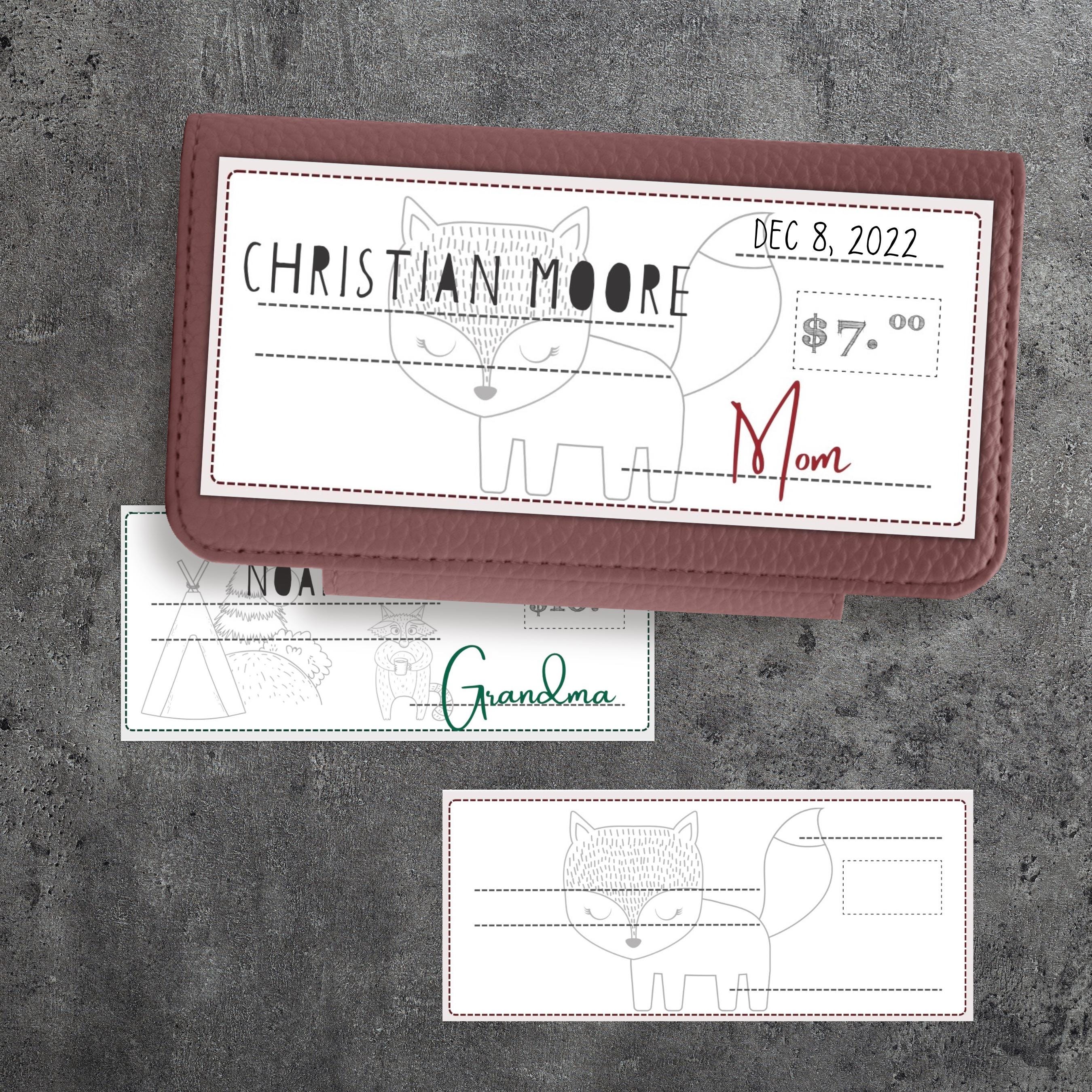 Printable Play Money & Checks: Kids Pretend Cash, Classroom Learning ...