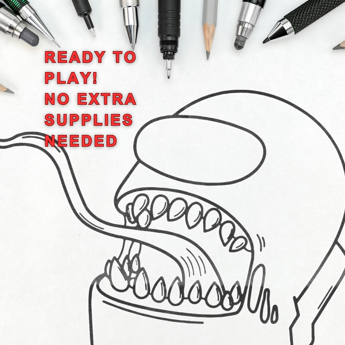 Instant Download Among Us Real Life Party Game Fun Activity for Kids ...