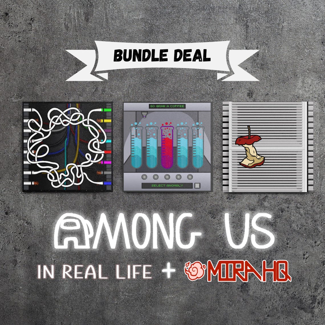 Among Us in Real Life Game Bundle | Skeld + Mira HQ - Etsy