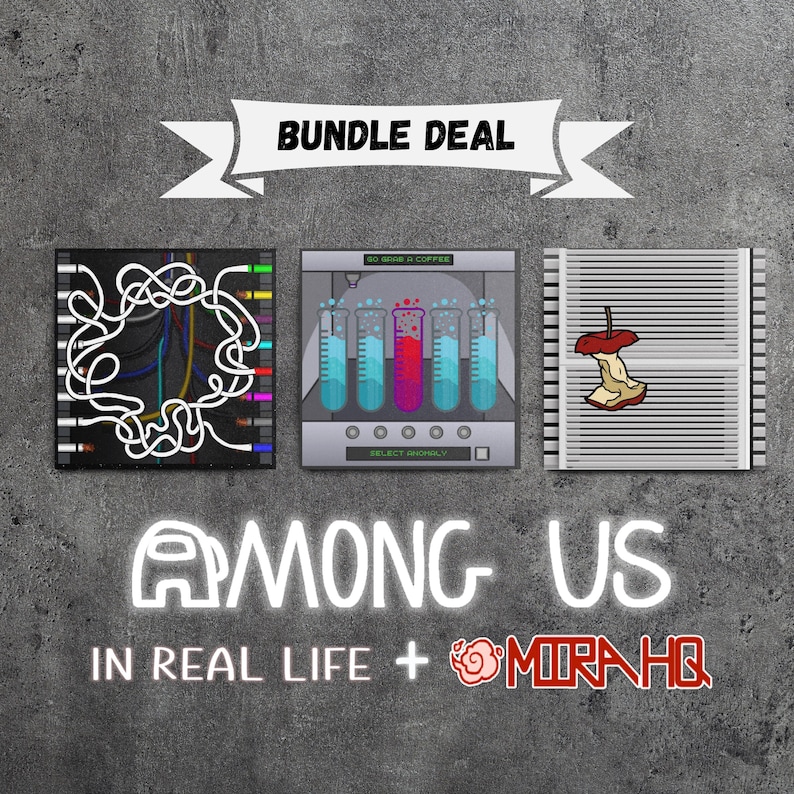 Among Us in Real Life Game Bundle | Skeld + Mira HQ - Etsy Australia