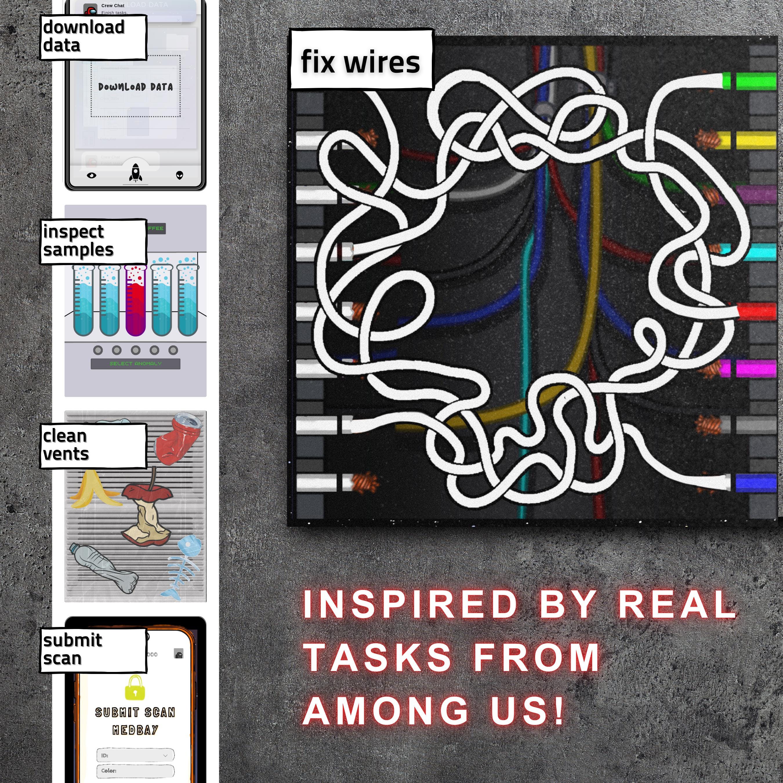 Among Us in Real Life Game Bundle | Skeld + Mira HQ - Etsy