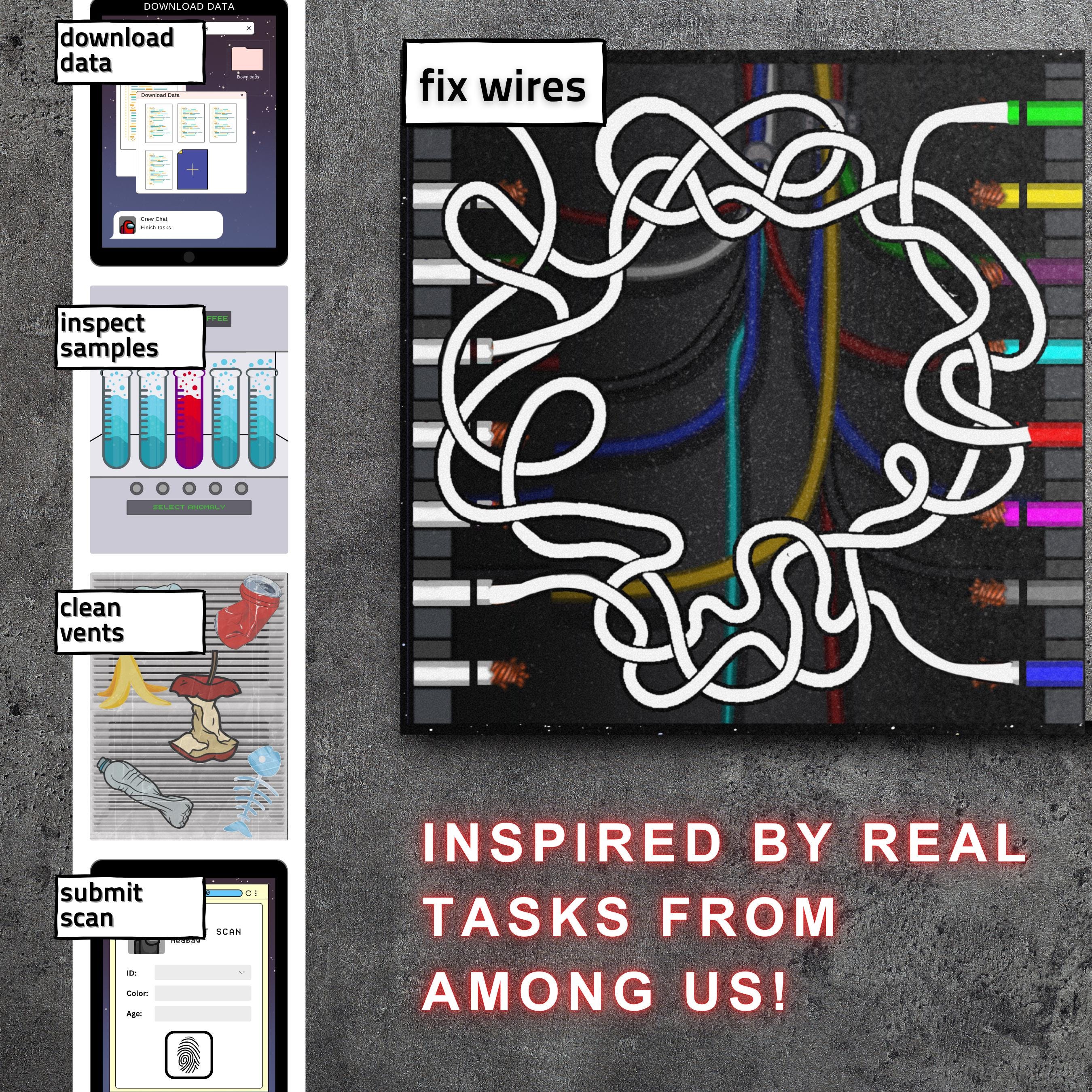 Instant Download Among Us Real Life Party Game Fun Activity for Kids ...