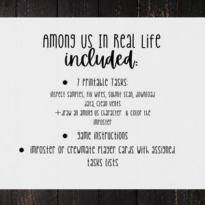 Instant Download Among Us Real Life Party Game Fun Activity for Kids ...