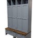 Solid Wood Locker Unit, Triple Locker System, Entryway Storage, Mudroom Storage, Hall Tree ...