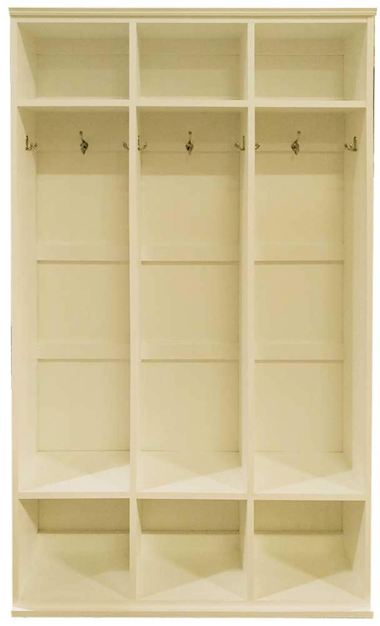 Solid Wood Locker Unit, Triple Locker System, Entryway Storage, Mudroom ...