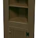 Small Corner Hutch, Solid Wood Corner Cabinet, Primitive Corner Hutch ...
