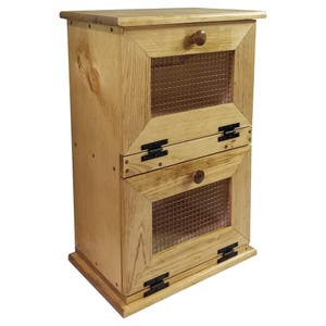 Potato Bin - Rustic Farmhouse Vegetable Bin - Solid Knotty Pine ...