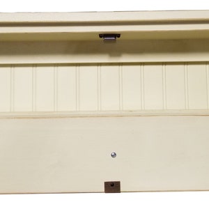 32" Mitten Box Shelf, Wood Wall Shelf With Pegs and Storage, Farmhouse ...